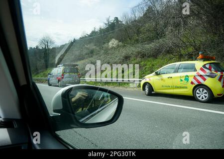 Road accident, A7 motorway, Rhone Valley, France Stock Photo - Alamy