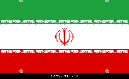 Flag of Iran. Iran flag official colors and proportion digital vector ...