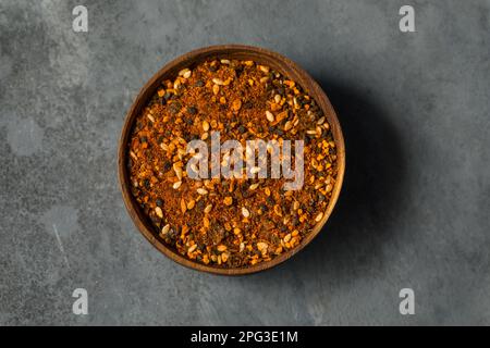 Spicy Togarashi Shichimi Japanese 7 Spice in a Bowl Stock Photo - Alamy