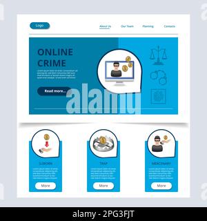 Trap flat landing page website template. Latent, rich shortcut, trap ...