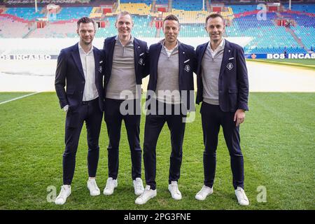 ARNHEM, NETHERLANDS - MARCH 19: Fourth Official Robin Hensgens ...