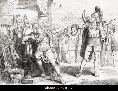 SECOND PUNIC WAR : Hannibal, the Carthaginian leader, descending into ...