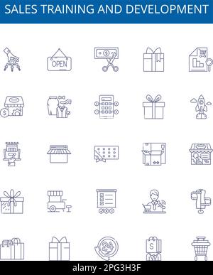 Data handling line icons collection. Analytics, Algorithms, Big data, Clustering, Correlations ...