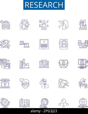 Delve into line icons collection. Explore, Investigate, Analyze ...