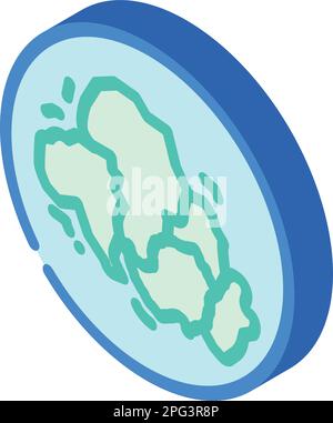 gondwana earth continent map color icon vector illustration Stock ...