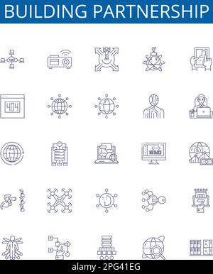 Agreement accord line icons collection. Mutual, Pact, Conformity ...