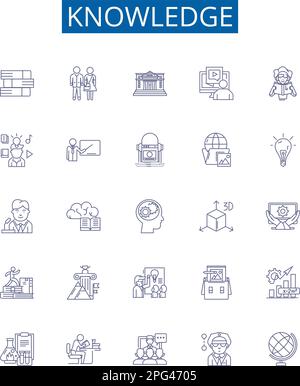 Understanding line icons collection. Comprehension, Empathy, Perception ...