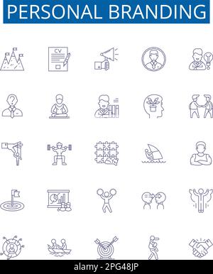 Branding Icons Set. Identity, Positioning, Logo, Guidelines. Editable ...