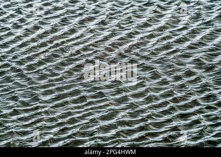 Waves on the Weser River, Wesertal, Weserbergland; Germany Stock Photo ...
