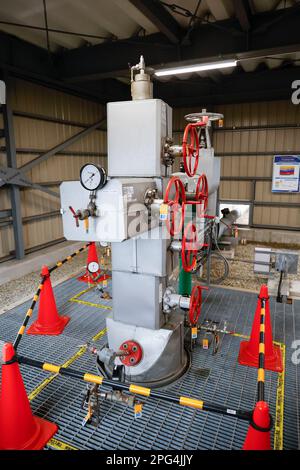 March 16, 2023, Tomakomai, Hokkaido, Japan: A general view of the CO2 ...