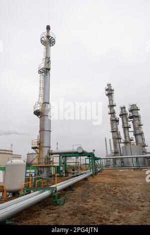 March 16, 2023, Tomakomai, Hokkaido, Japan: A general view of the CO2 ...