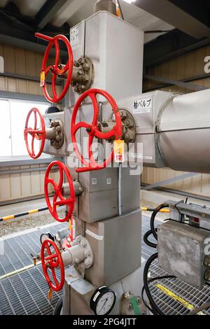 March 16, 2023, Tomakomai, Hokkaido, Japan: A general view of the CO2 ...