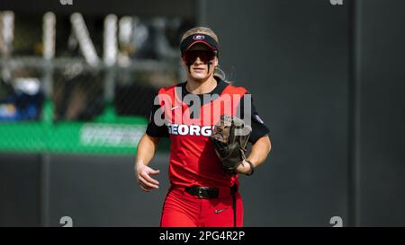 Dallas Goodnight of the University of Georgia during the Black and Gold ...