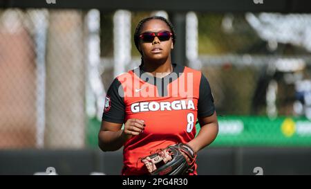 Jayda Kearney of the University of Georgia during the Black and Gold ...