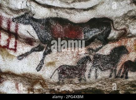 The caves of Lascaux are caves decorated with Paleolithic paintings ...