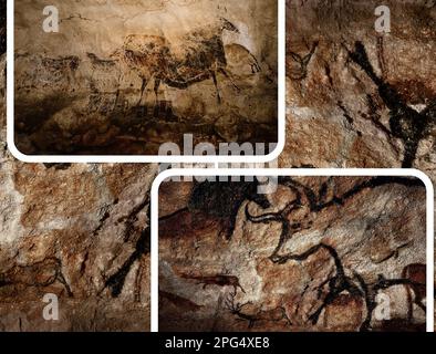 The caves of Lascaux are caves decorated with Paleolithic paintings ...