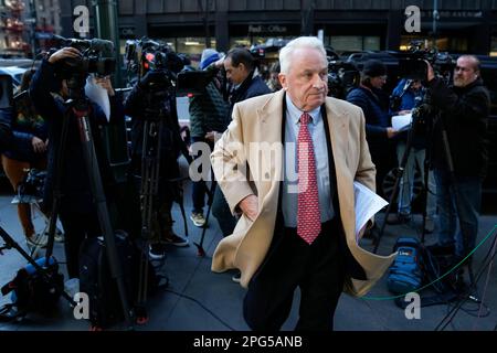 Attorney Bob Costello talks to reporters after testifying before a ...
