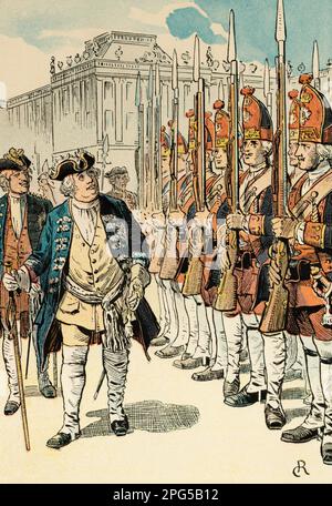 Frederick William I, Friederich Wilhelm I. in his tobacco council ...