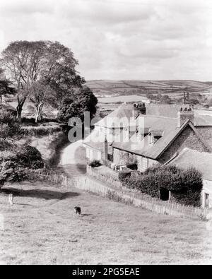 English countryside scenery, 1930s, England, by Eric Lee-Johnson Stock ...