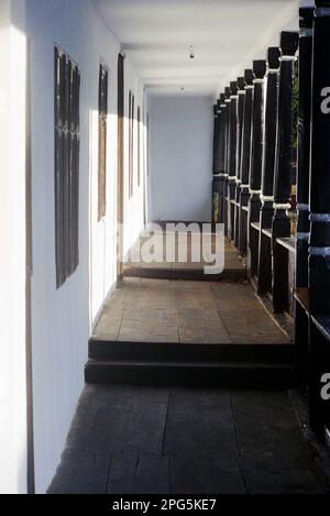 Monastic cells at Cheia Monastery, Prahova County, Romania, approx ...