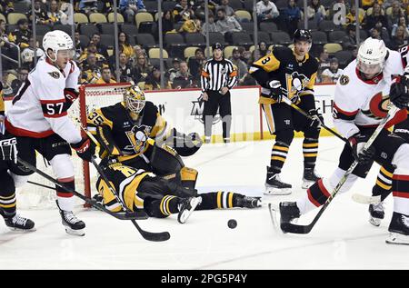 Ottawa Senators center Shane Pinto (12) in the second period of an NHL ...