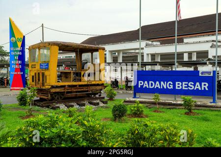 Padang Besar, Malaysia - January 28, 2023: Exterior of the Padang Besar ...