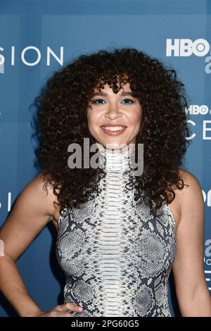 Megan Ryte attends HBO's "Succession" red carpet premiere for the final ...