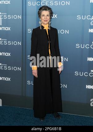 Harriet Walter attends HBO's "Succession" red carpet premiere for the ...