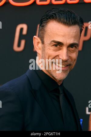 Actor Daniel Bernhardt attends the premiere of "Extraction 2" at Jazz ...
