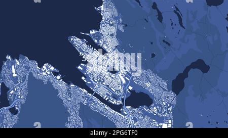 Tourist map of Bergen, Norway Stock Photo - Alamy