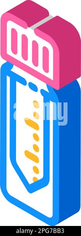 conical vial chemical glassware lab icon doodle illustration Stock ...