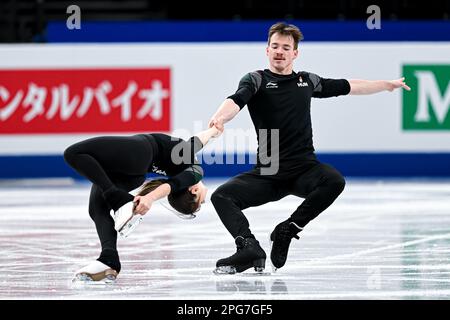 Maria PAVLOVA & Alexei SVIATCHENKO (HUN), during Pairs Practice, at the ...