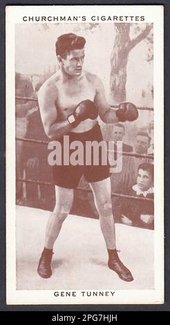 Portrait of boxer Gene Tunney Stock Photo - Alamy