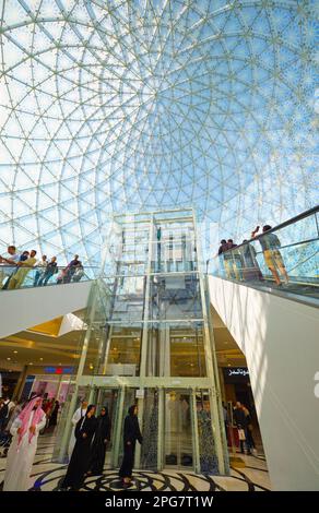 Main entrance inside the Mall of the Emirates shopping mall in Dubai in ...