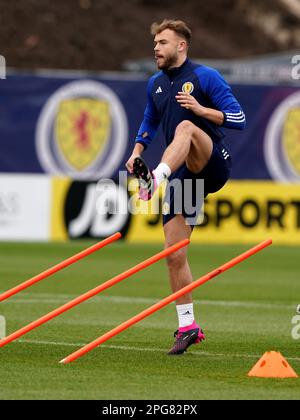 Scotland's Ryan Porteous during a training session at Lesser Hampden ...