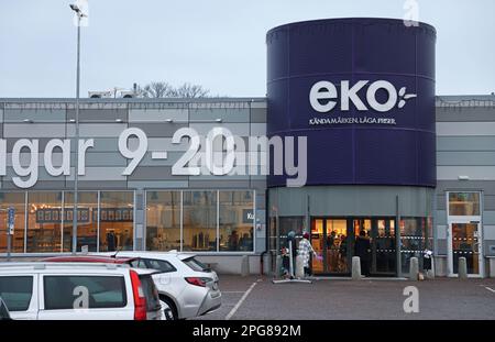 Signs and symbols, Eko store Stock Photo - Alamy