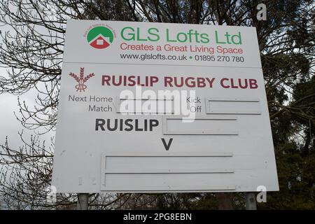 Ruislip, UK. 21st March, 2023. A new patch of bubbling liquid has ...