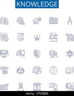 Understanding line icons collection. Comprehension, Empathy, Perception ...