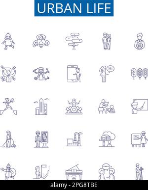 Building renewal line icons collection. Revitalization, Renovation ...