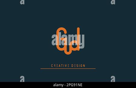 GD Alphabet letters Initials Monogram logo Stock Vector Image & Art - Alamy