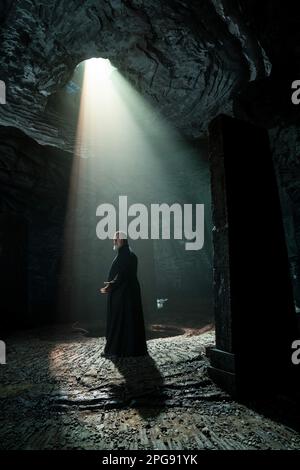 THE POPE'S EXORCIST, Russell Crowe, 2023. © Screen Gems / Courtesy ...