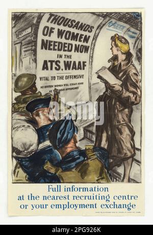 Thousands of women needed now in the ATS, WAAF, Vital to the offensive ...