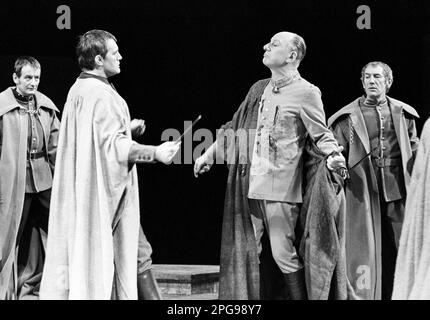 conspirators - l-r: Brian Cox (Marcus Brutus), Ronald Pickup (Caius ...