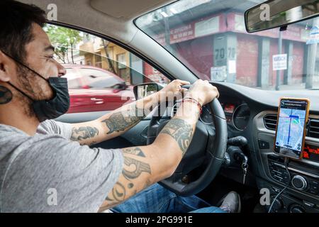 Mexico City,uber driver driving,man men male,adult adults,resident ...