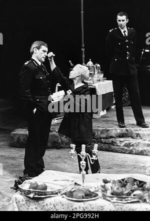 Brian Cox (Scottish actor) on his mobile phone at an EQUITY event in ...