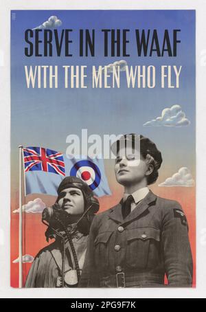 Serve in the WAAF: With the Men who Fly, British WW2 Female Forces ...