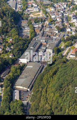 Aerial view, Bharat Forge CDP GmbH factory site and town view in ...