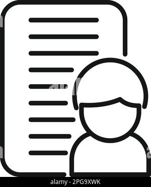 Liability car icon. Outline Liability car vector icon for web design ...