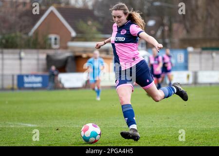 Dulwich Hamlet FC Women footballer Beth Hartigan in action, watched on ...
