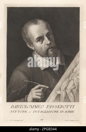 This portrait by Bartolomeo Passarotti from the Renaissance period ...